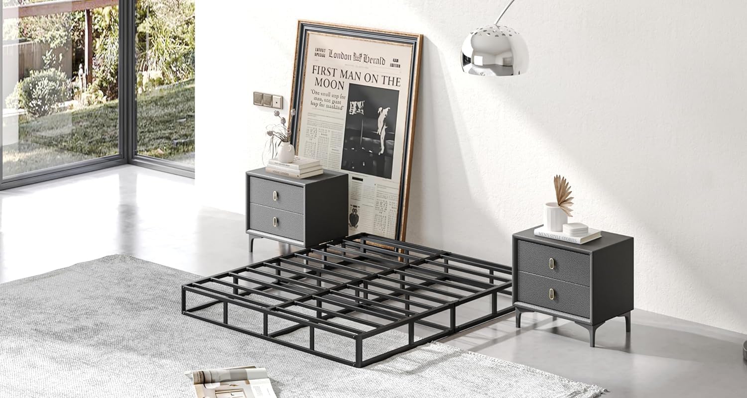 Amazon.com: JWIFSEF Full-Size-Box-Spring，Full Box Spring 5 inch,Easy ...