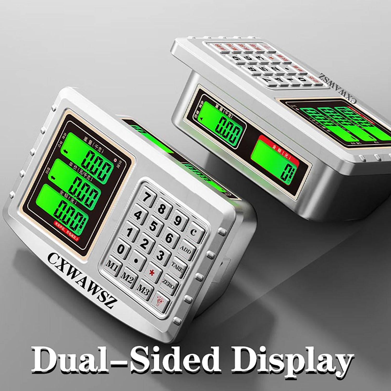 Snapklik.com : CXWAWSZ Large Digital Floor Scale 660lbs Removable Display