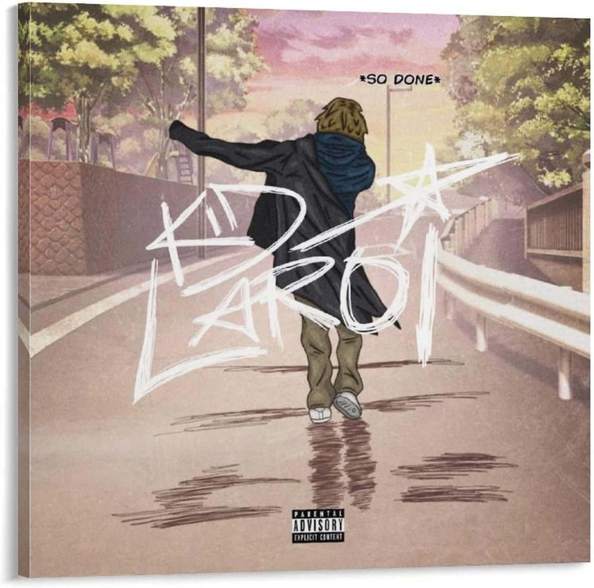 Amazon.com: DELIUX The Kid LAROI - SO DONE Canvas Poster Wall Art Decor ...