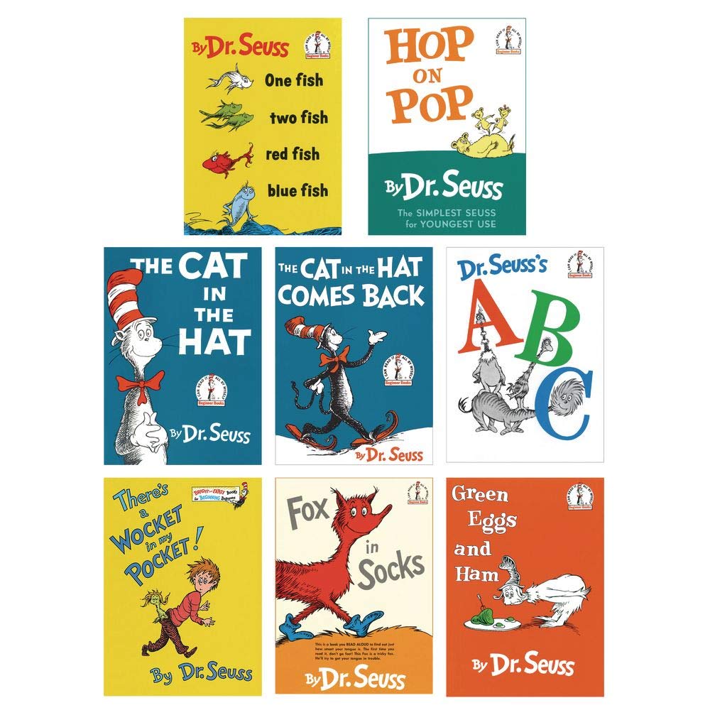 Amazon.com: Dr. Seuss Books - 8 Titles (Item # BKSETE): 9780375955341 ...