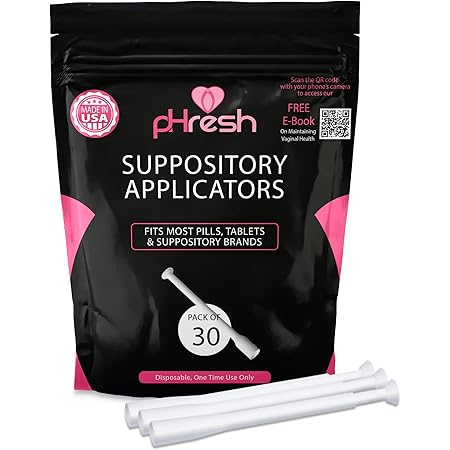Amazon.com: ACE NUTRITION pHresh Vaginal Suppository Applicators – Pack of 30 Individually ...