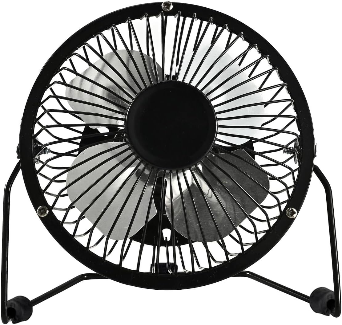 Amazon.com: Air Choice Personal Desk Fan for Home, 4 Inch Black Mini ...