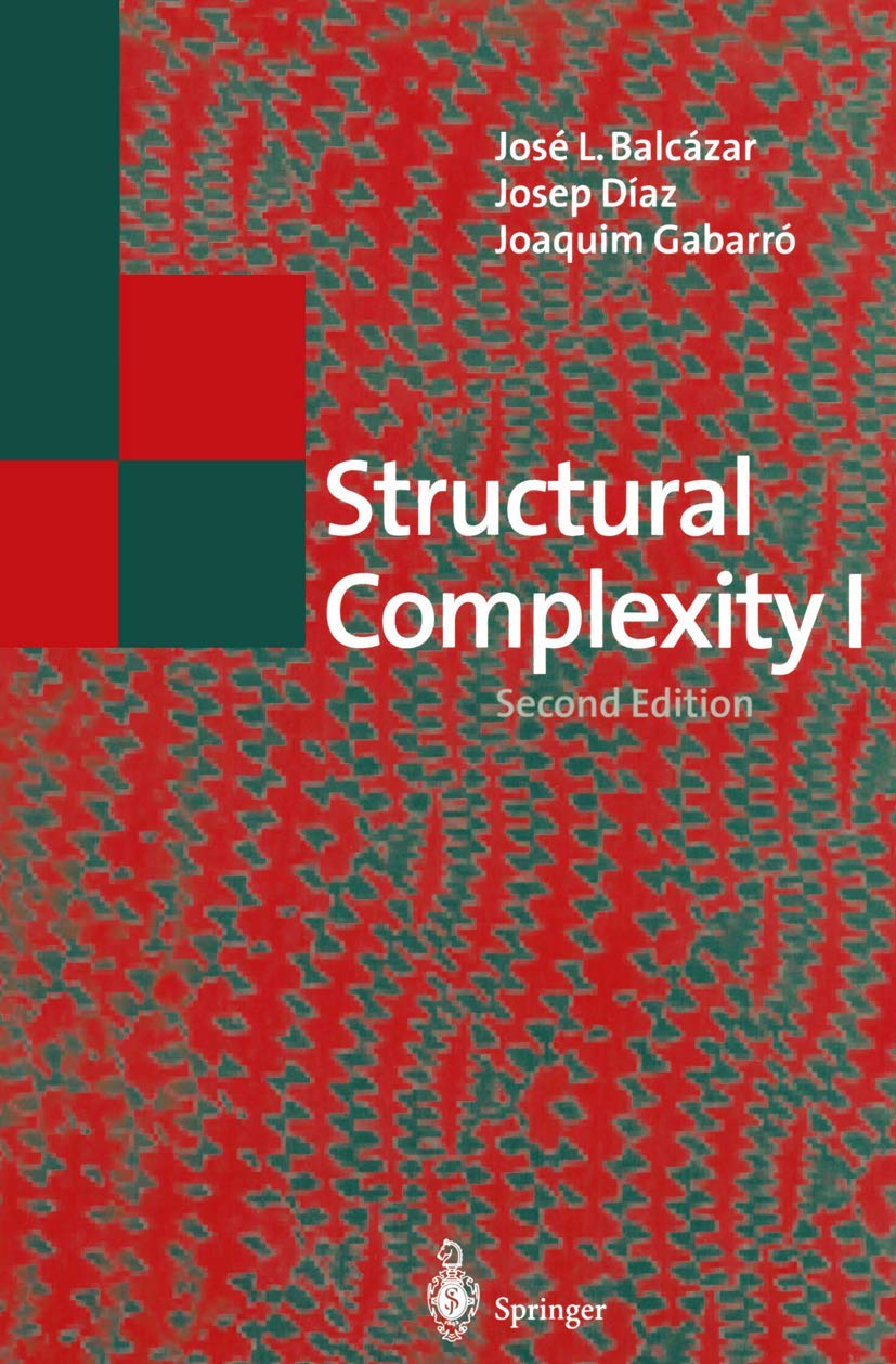 Amazon Structural Complexity I Texts In Theoretical Computer Science An Eatcs Series