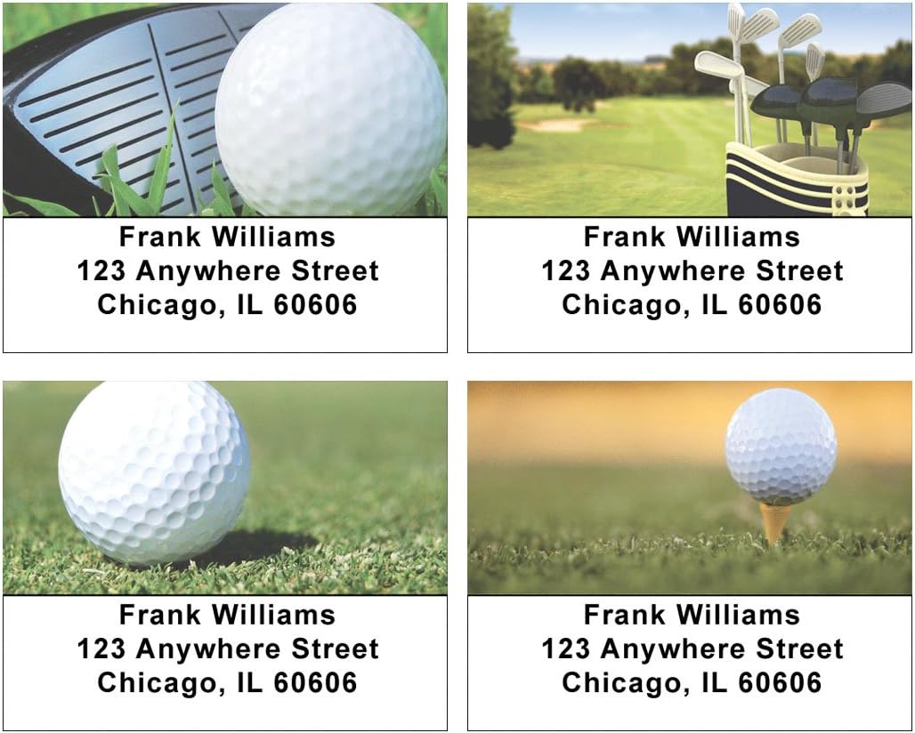 Amazon.com : Golf Courses Address Labels : Office Products