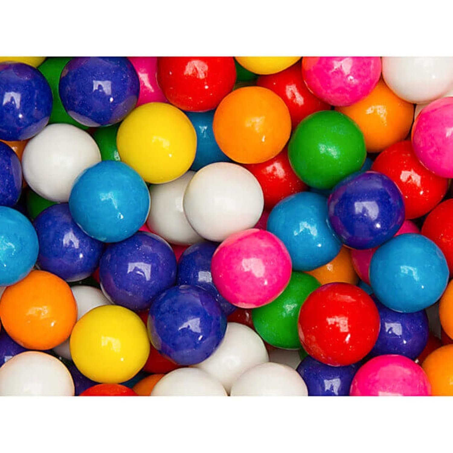 Amazon.com : Bubble Chewing Gum Balls One Inch Gumballs Assorted ...