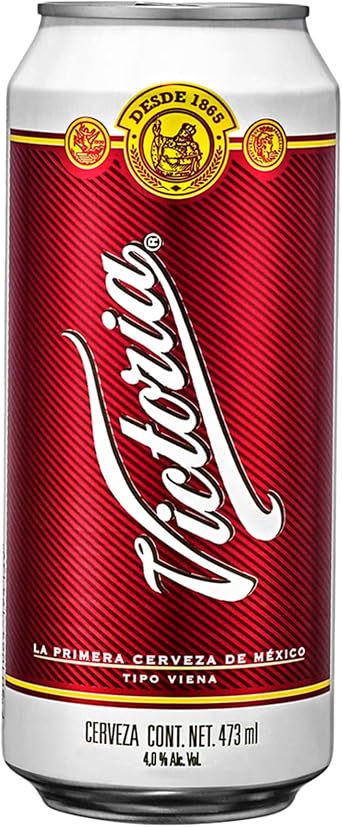 Cerveza Victoria tipo Viena 24 latas de 473ml, aroma a maltas y lúpulo ...