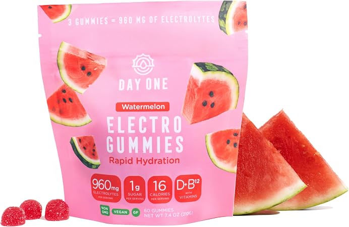 Amazon.com: Day One ElectroGummies – Electrolyte Hydration Gummies ...