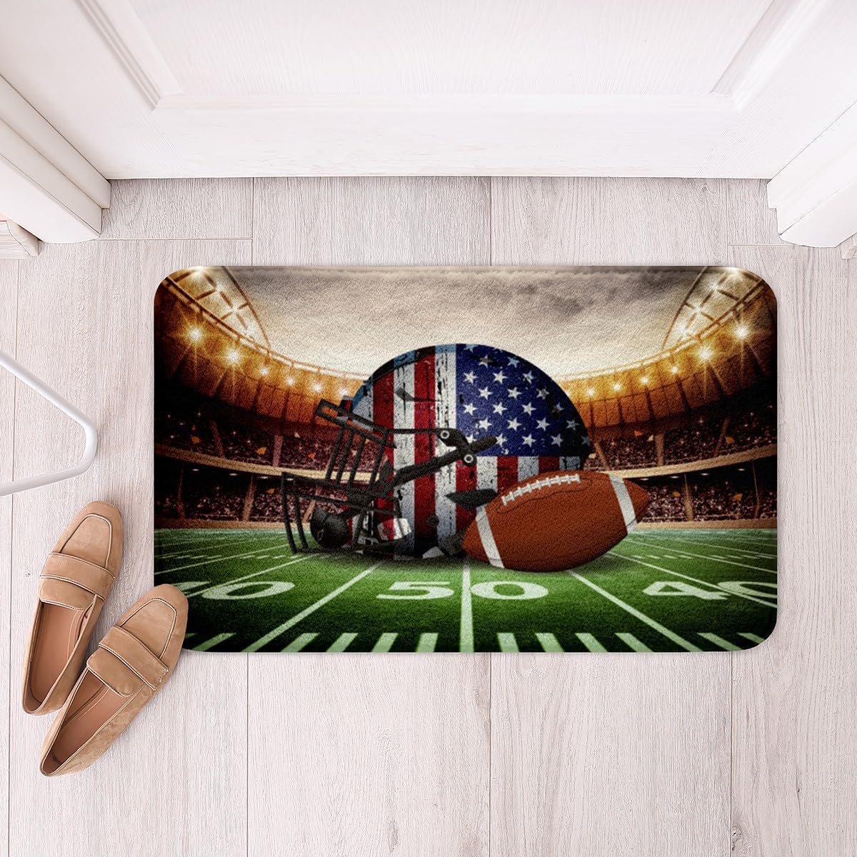 Football Themed Bathroom Mats Saints Bathroom Set: Shower Curtain,