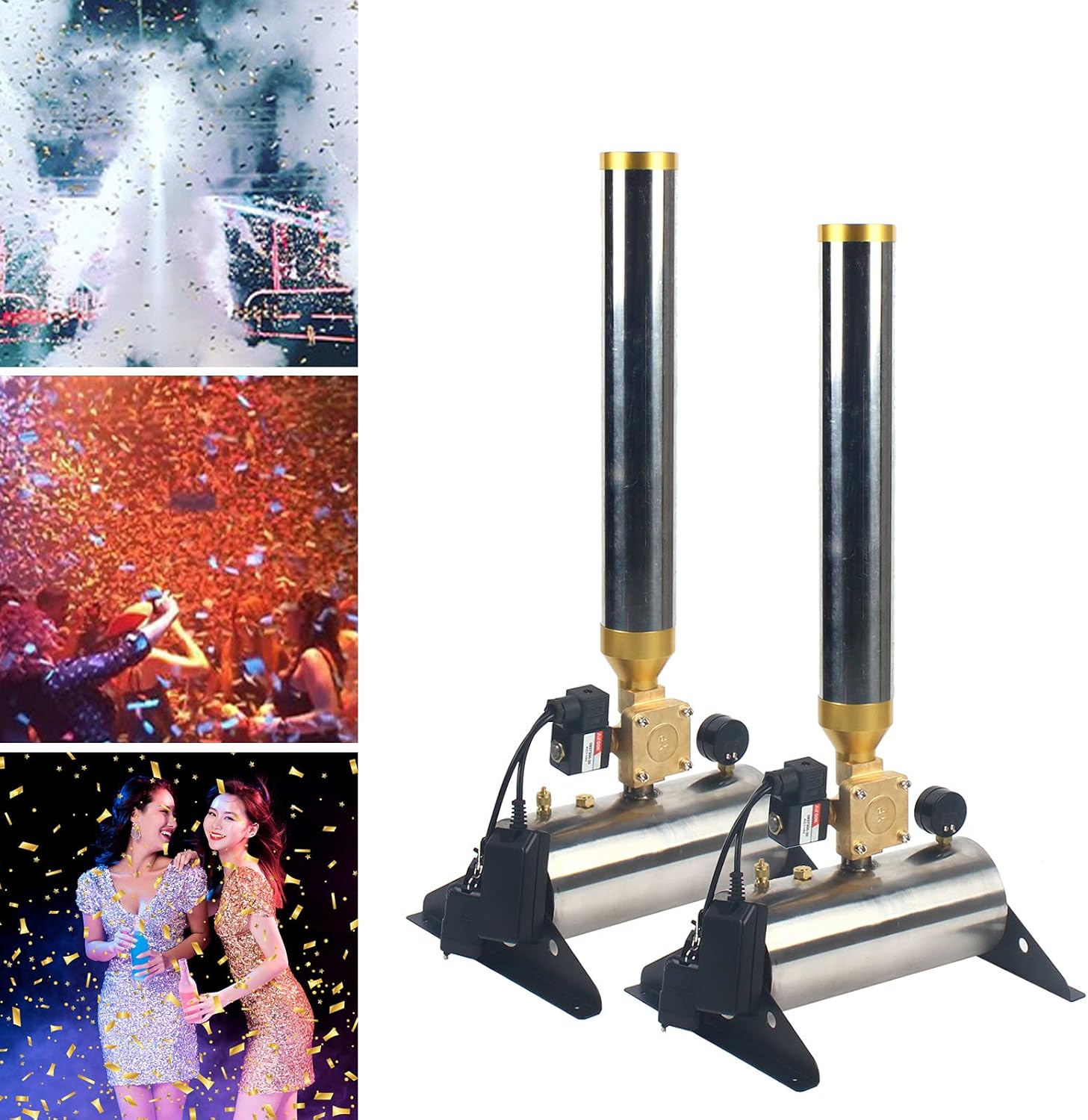 Amazon.com - VPABES 2 PCS 110V Electronic Confetti Machine ...