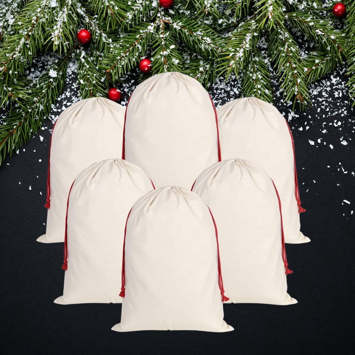 Amazon.com: Sublimation Blank Drawstring Bags Reusable Sacks Heat Press ...