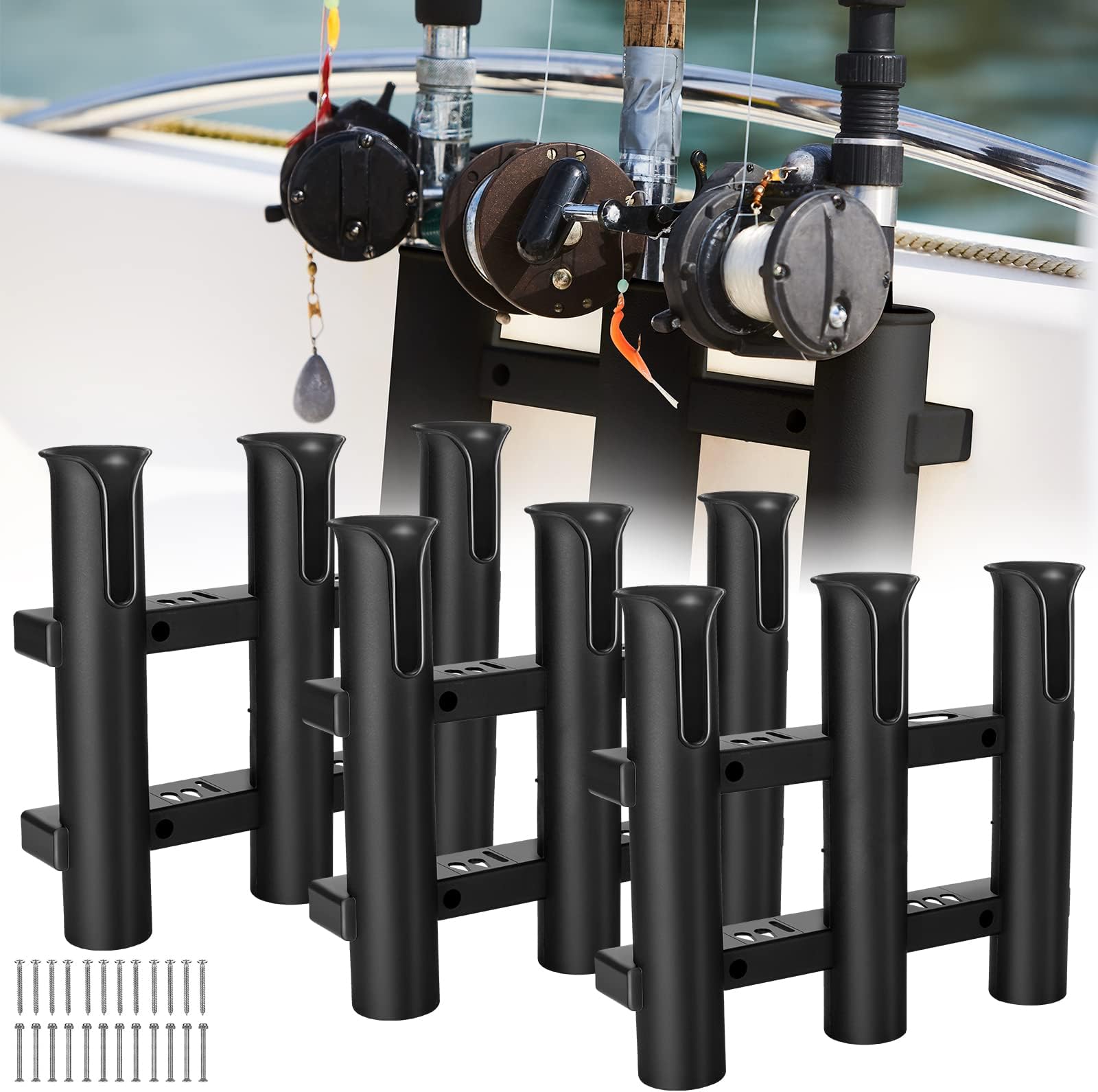 Amazon.com: SeaSense 50091403 Single Tube Fishing Rod Holder : Sports ...