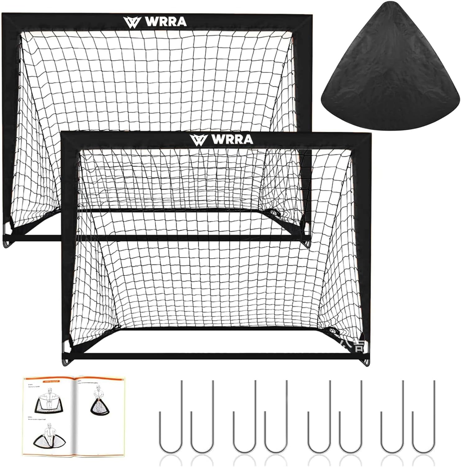 SKLZ Pro Mini Goal, Includes 5" Soft Ball, Easy to Assemble Frame ...