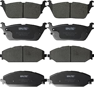 Amazon.com: SIPAUTEC-Front & Rear Ceramic Brake Pads Replacement For 2019 2020 2021 2022 2023 ...