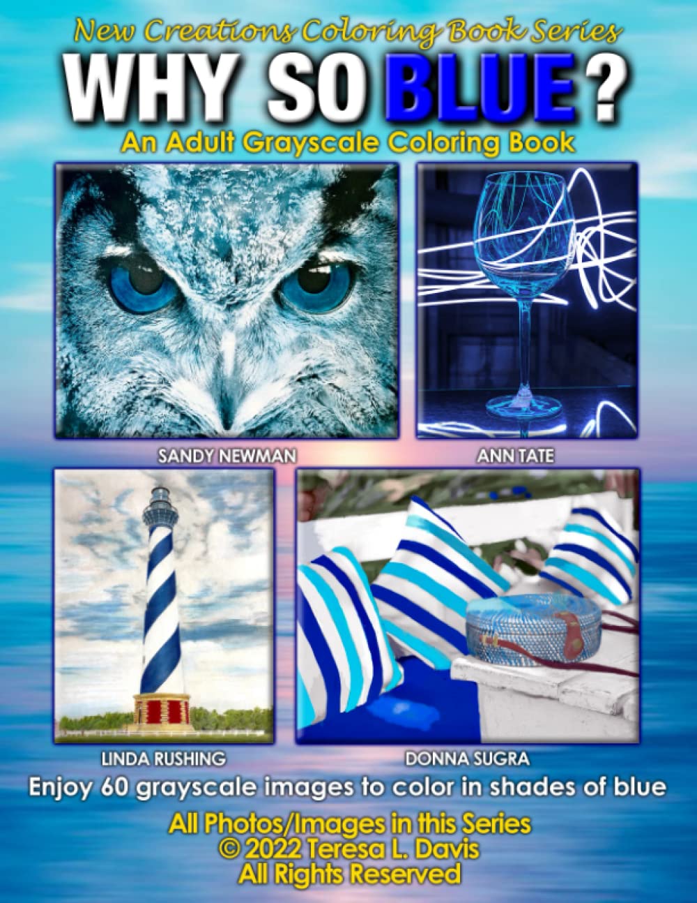Amazon.com: New Creations Coloring Book Series: Why So Blue?: an adult ...