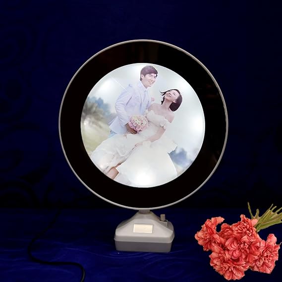 Tasveer Personalized Picture LED Magic Mirror Photo Frame Tabletop For ...