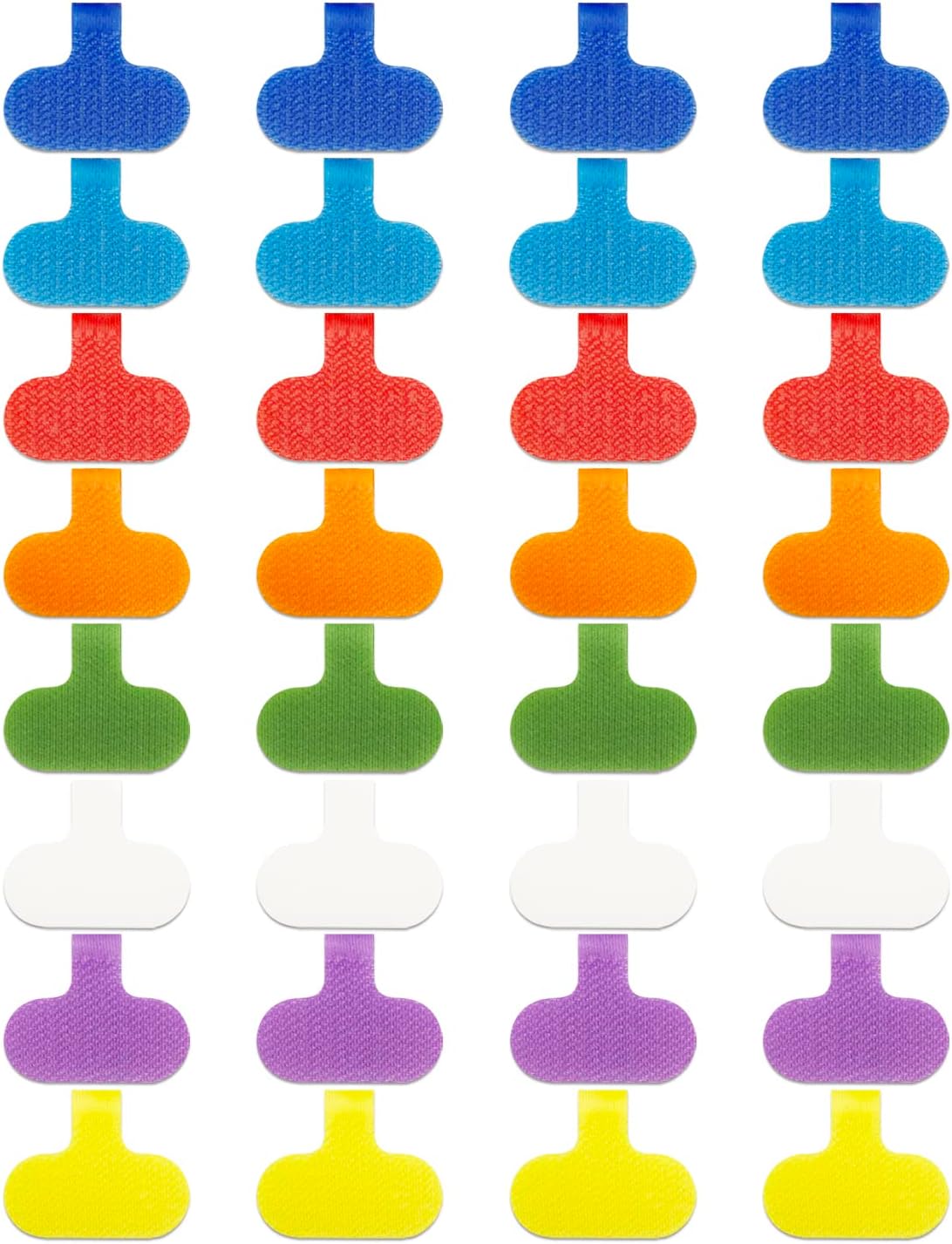 Amazon.com: 32 Pcs Cable Labels, Multi-Color Write On Cord Label, Wire ...