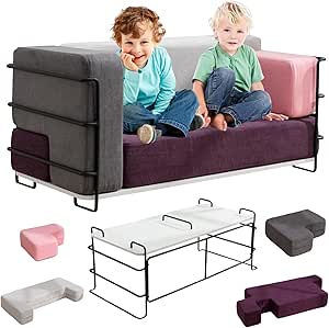 Amazon.com: DEYGIA Kids Couch, Multi-Functional Toddler Couch, Modular ...