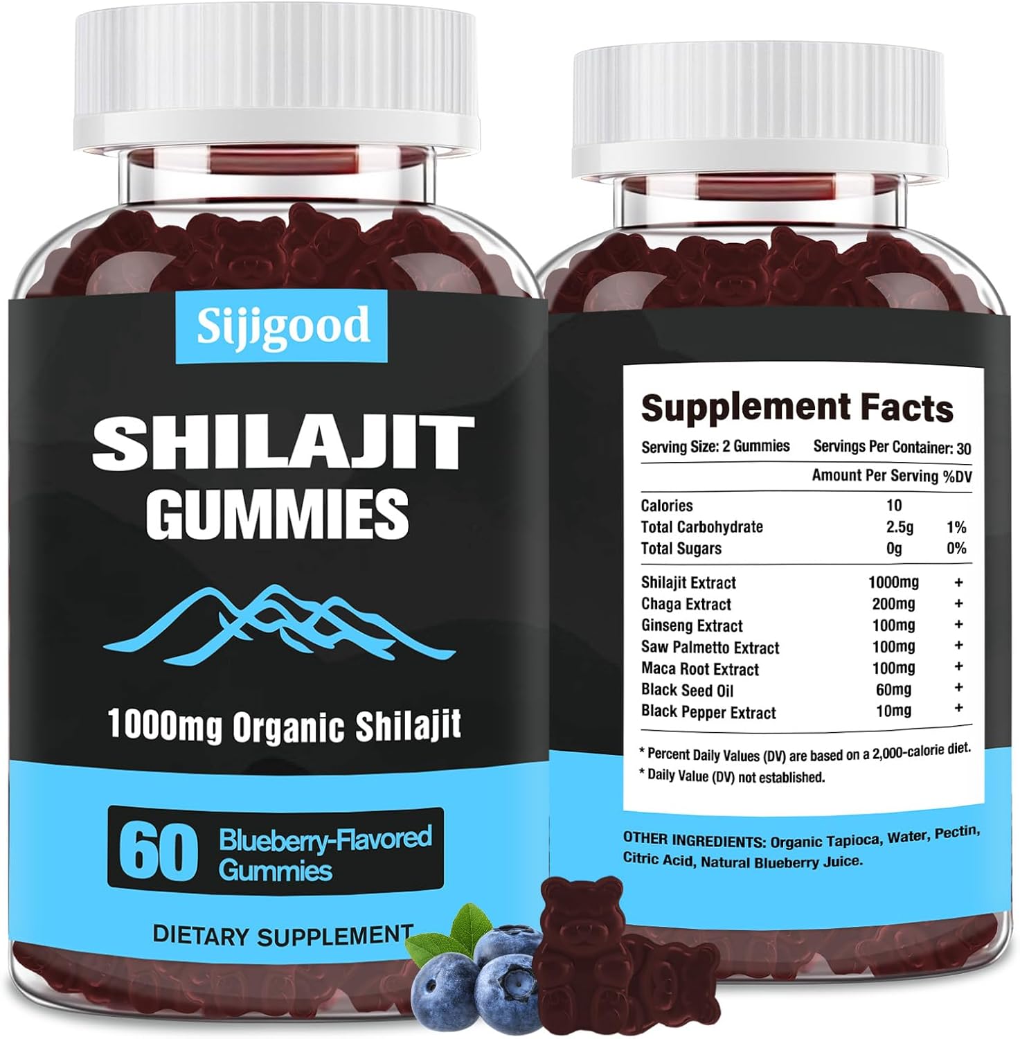 Amazon.com: Shilajit Gummies, Shilajit Gummies with 85+ Trace Minerals ...