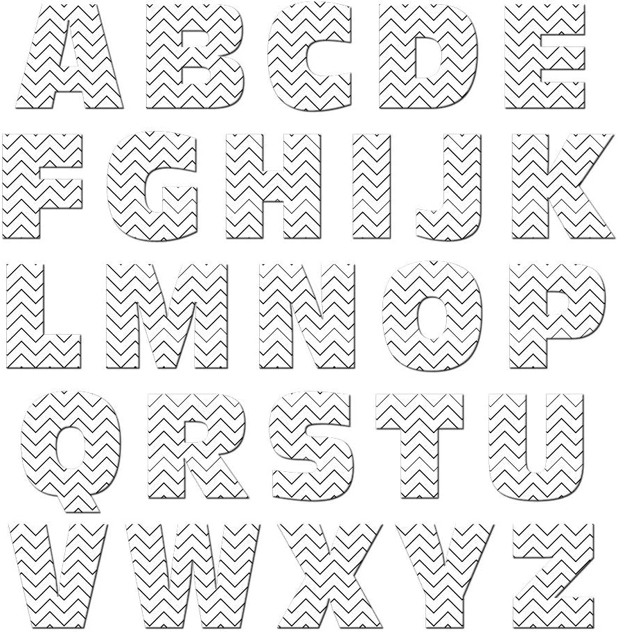 Amazon.com: Graphics and More Alphabet Letters Uppercase Novelty Locker ...