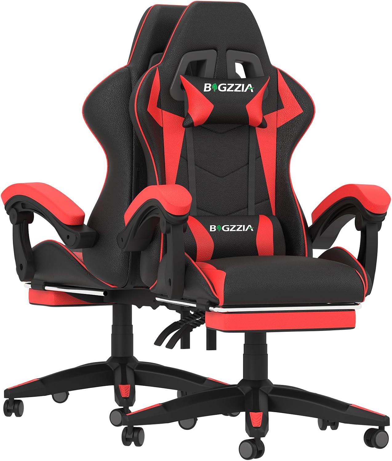 Bigzzia Gaming Chair Ergonomic Office Chair Adjustable Height Swivel ...