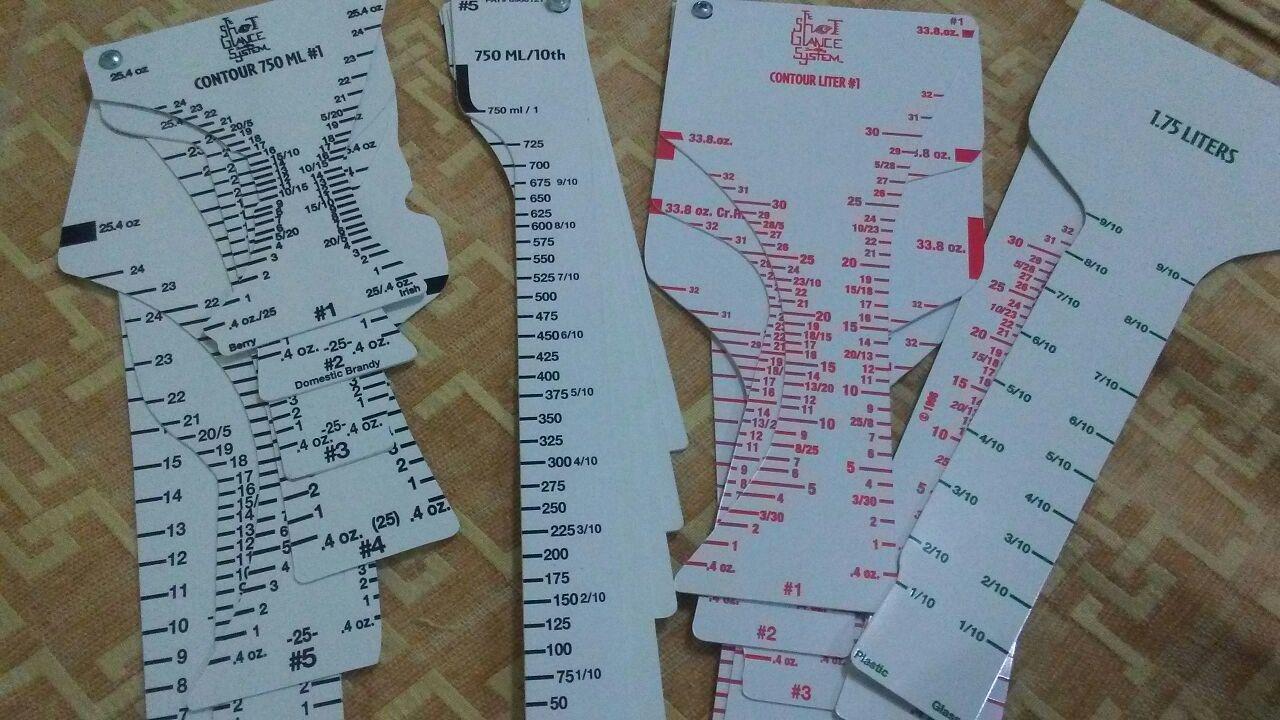 Amazon.com: Shot Glance Liquor Inventory Rulers : Home & Kitchen