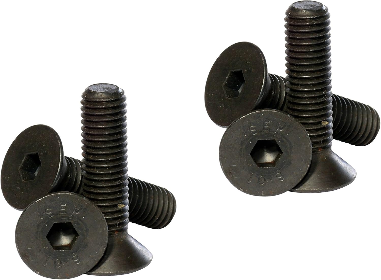 8mm Metric Thread Countersunk Bolts (6 Pack) M8 x 12mm (Including Head ...