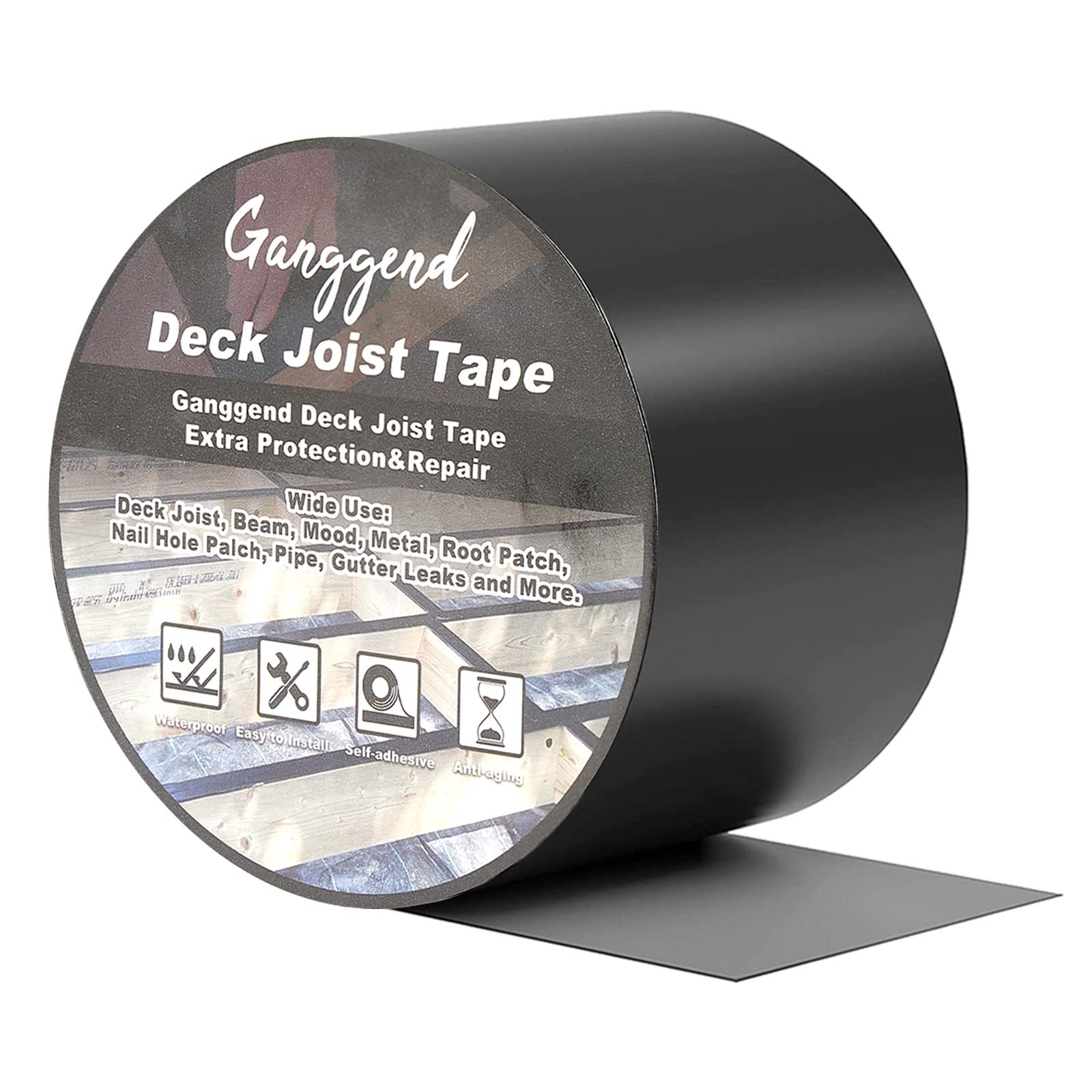 Snapklik.com : Joist Tape For Deck, 4 Inches X 50 Feet Butyl Flashing ...