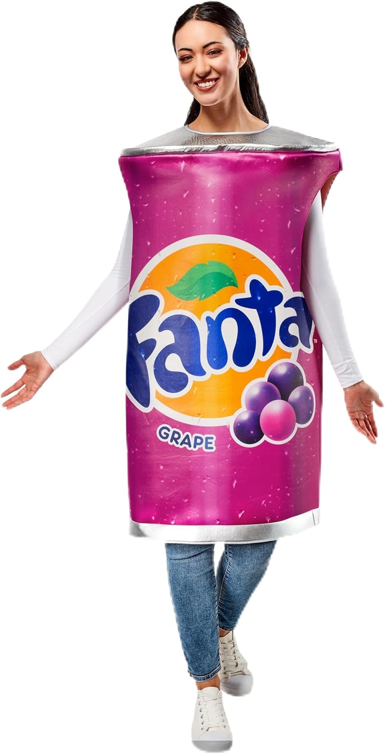 Amazon.com: Rubies Coca-Cola: Grape Fanta Costume for Adults, Unisex ...