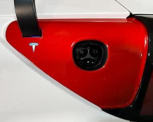 Amazon.com: Custom Cut Graphics Charge Port Wrap for Tesla Model 3/Y ...