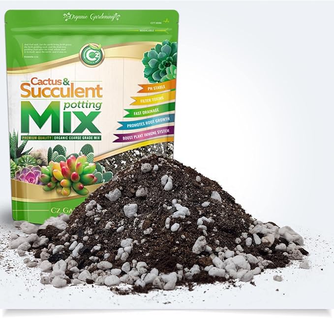 Amazon.com : Cactus & Succulent Mix - Made in USA with Premium Grade ...