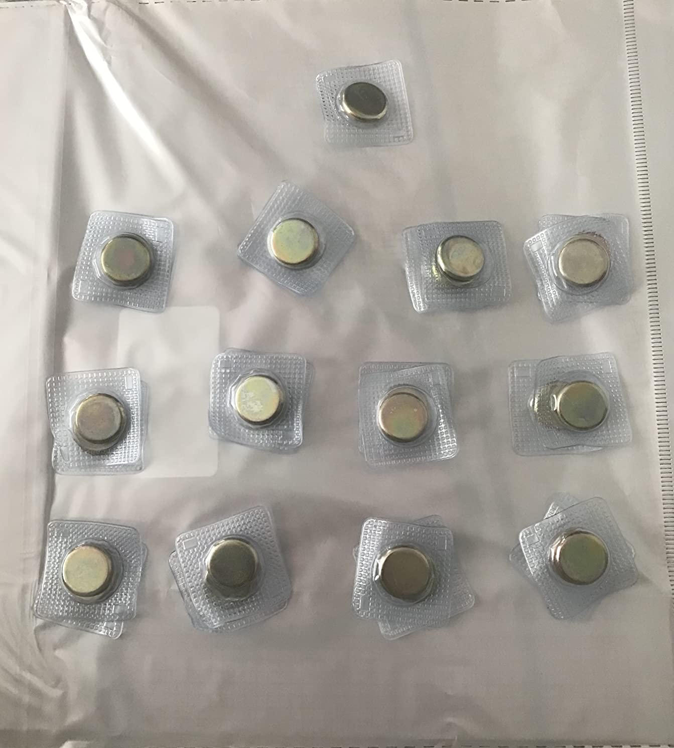 25 Pack Hidden Sew Magnetic Snap Invisible Hidden Sew in PVC Hidden ...