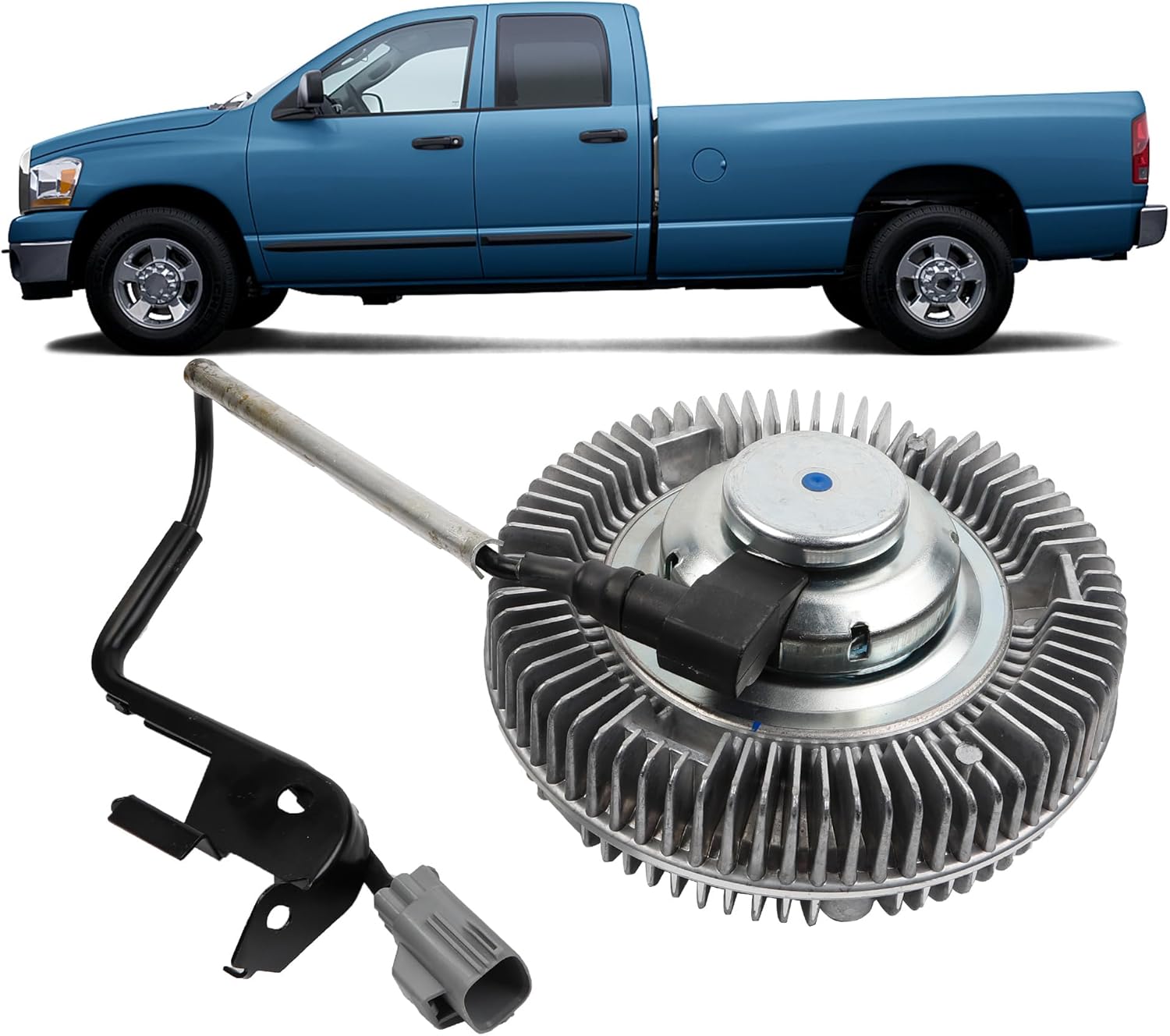 Amazon.com: Dasbecan Electric Radiator Cooling Fan Clutch 3282 ...