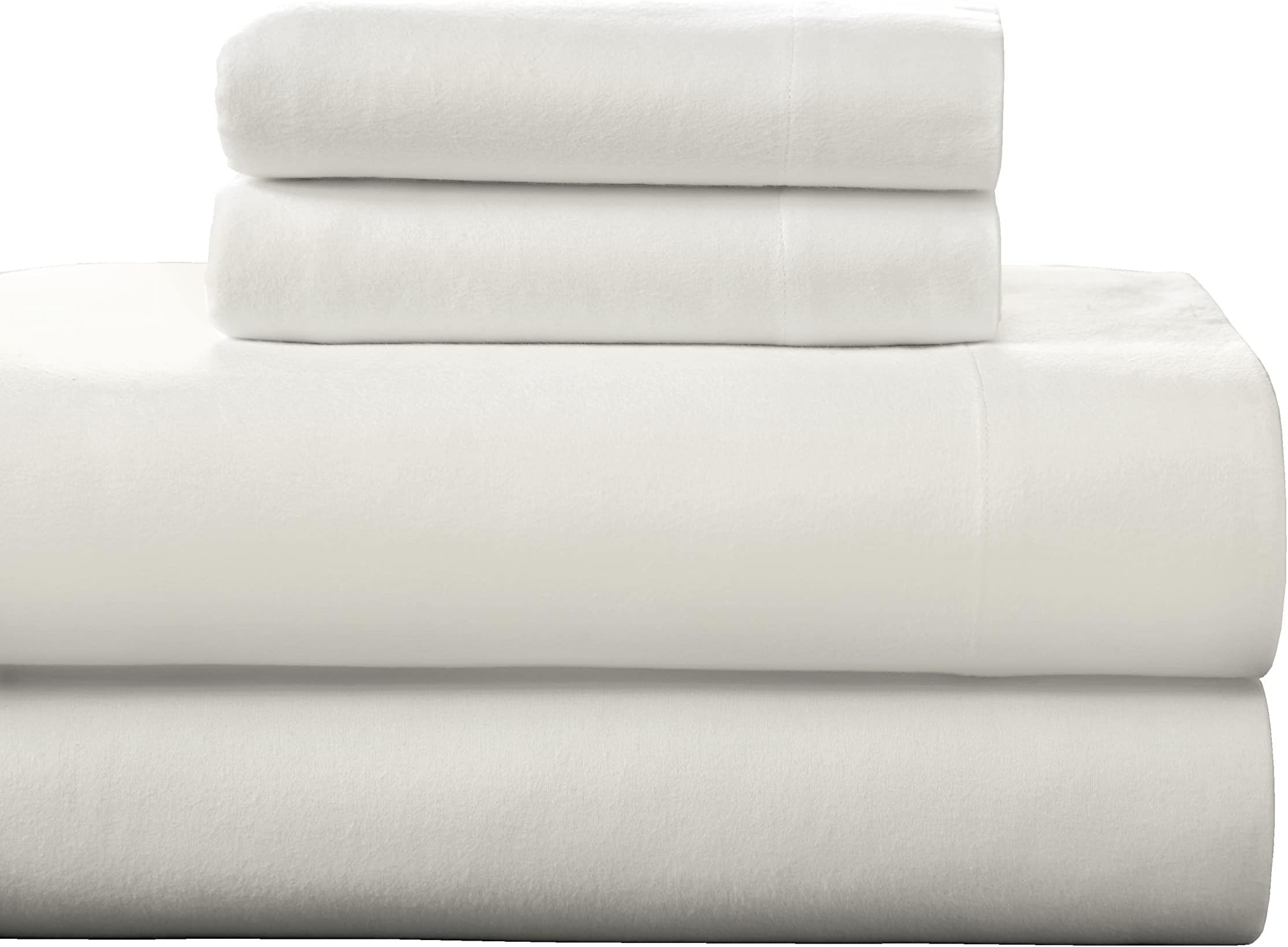 Amazon.com: Pointehaven Flannel 170 GSM Sheet Set,Full Metro : Home ...