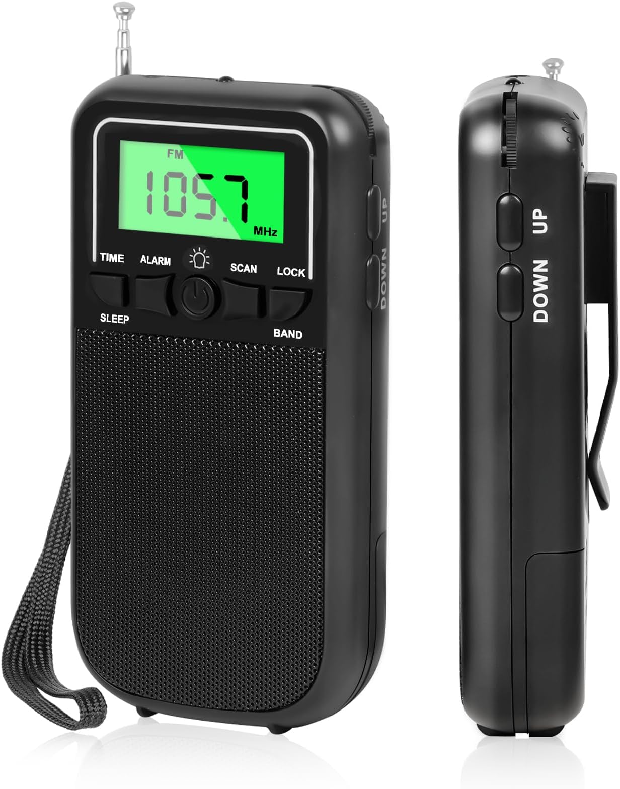 XHDATA D219 UKW/FM/AM Radio Batteriebetrieben Weltempfänger Mini Radio ...