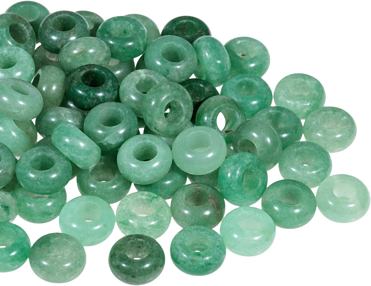 Amazon.com: BEADIA Natural Amazonite Tube Beads 13x4mm 30pcs Cylinder ...