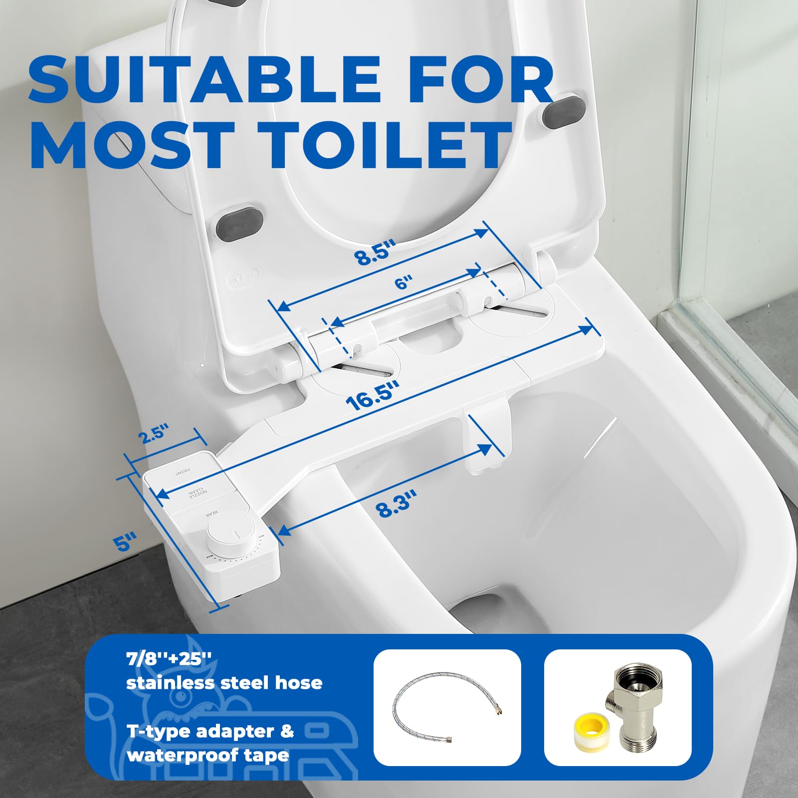 Snapklik.com : RVmonsterShop RV Bidet Self-Cleaning Dual Nozzles Bidet ...