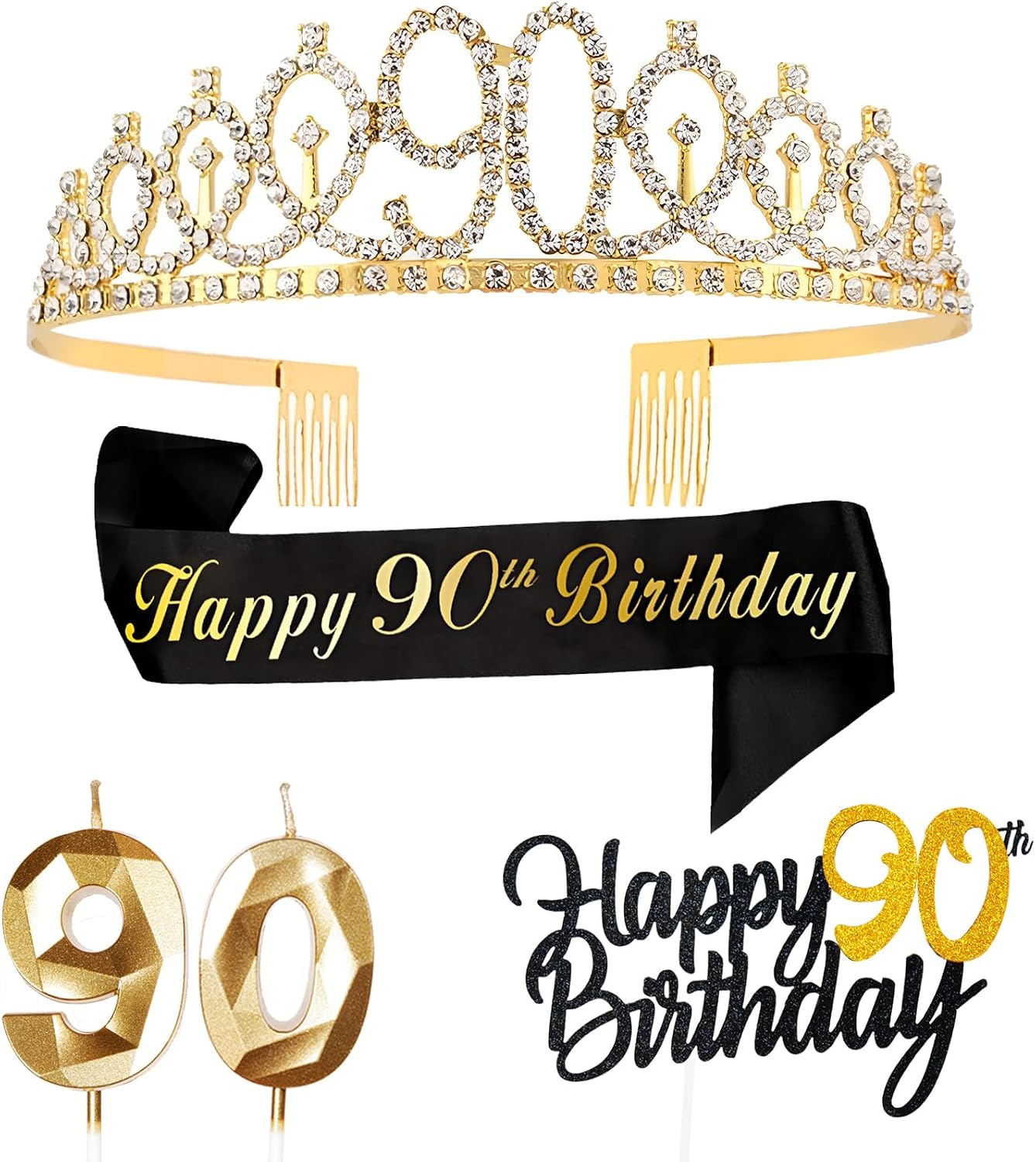 Amazon.com: 90th Birthday Gifts Decorations for Women,Including 90 Year ...