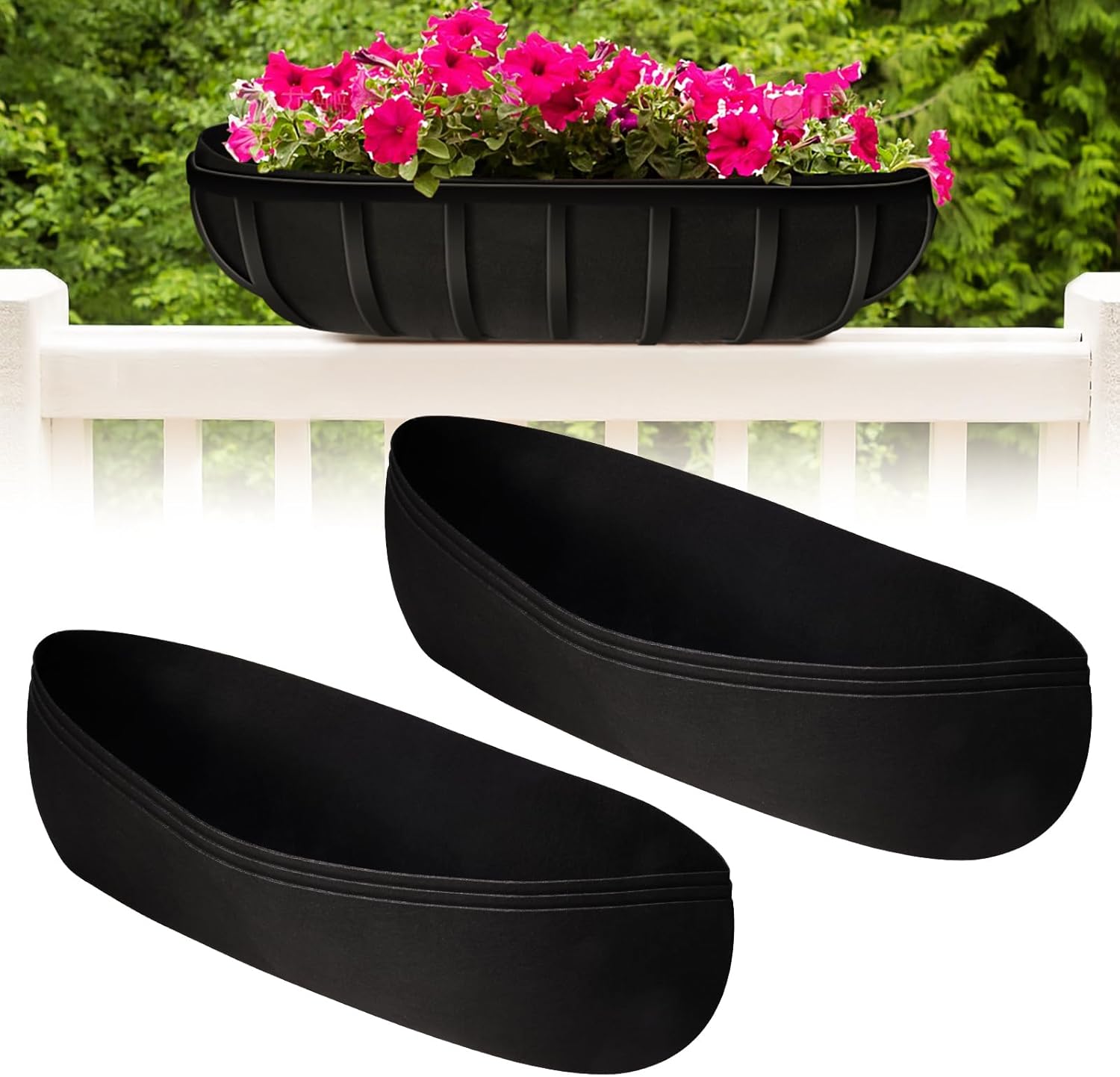 Amazon.com: DEXLALA 6 Pack 30 Inch Planter Basket Liners for Window ...