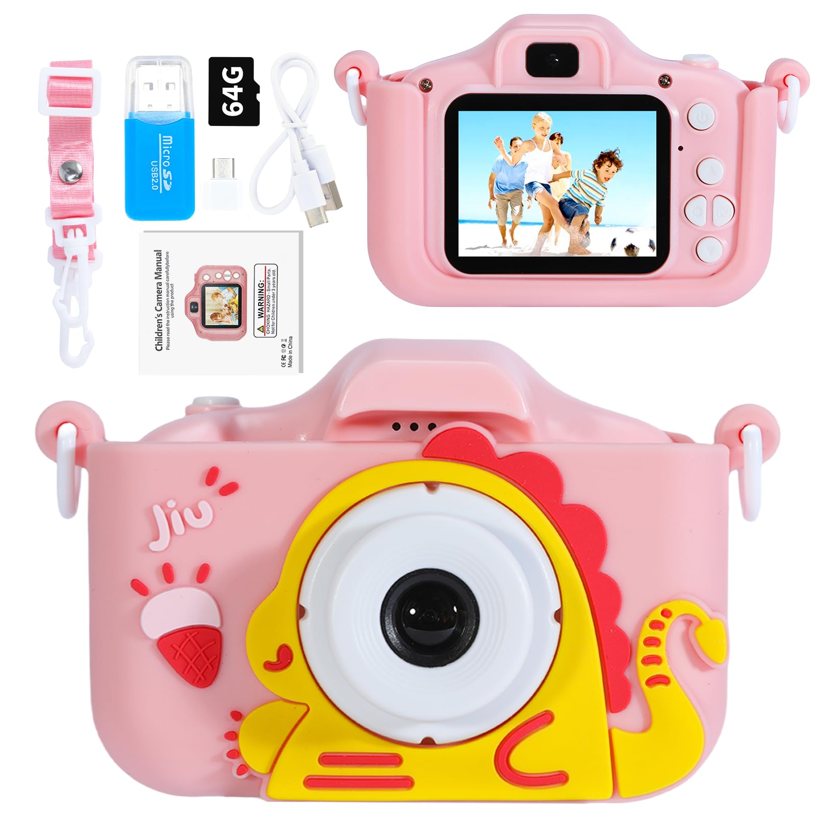 Amazon.com: Kids Camera Toys for 3-10 Year Old Girls Boys, Upgrade Kids ...