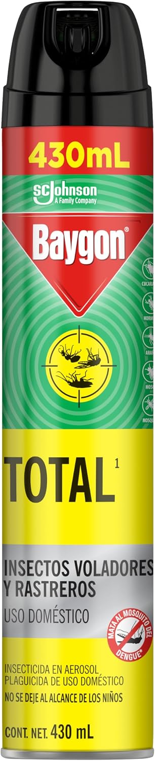 Baygon Total Insecticida en Aerosol para Uso Doméstico, contra Insectos ...