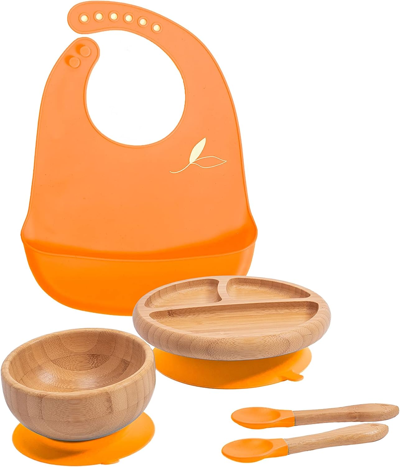 Love Earth ® - Bamboo Baby Weaning Set – 5 Piece Baby Weaning Set ...