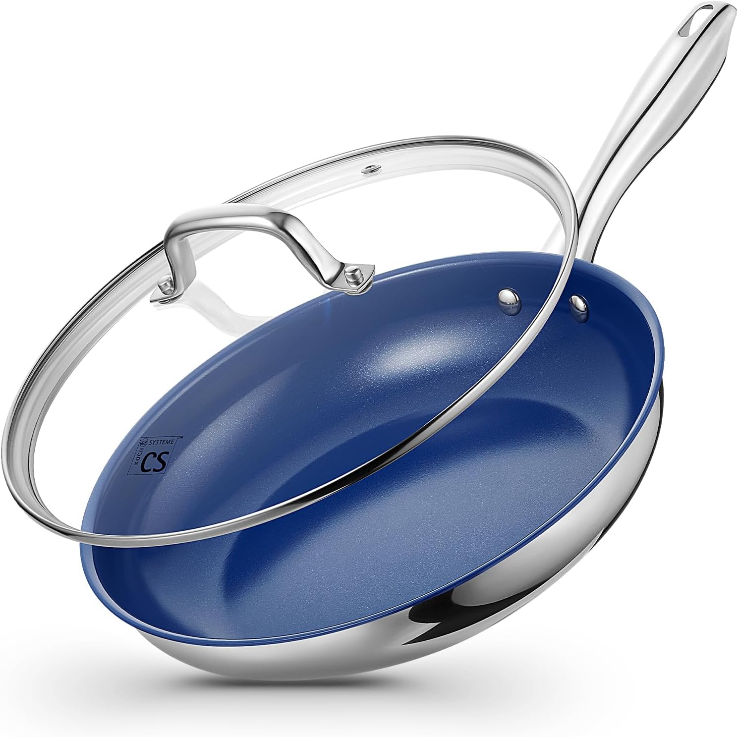 Amazon.com: KOCH SYSTEME CS 10"+12"Nonstick Frying Cookware Sets with ...