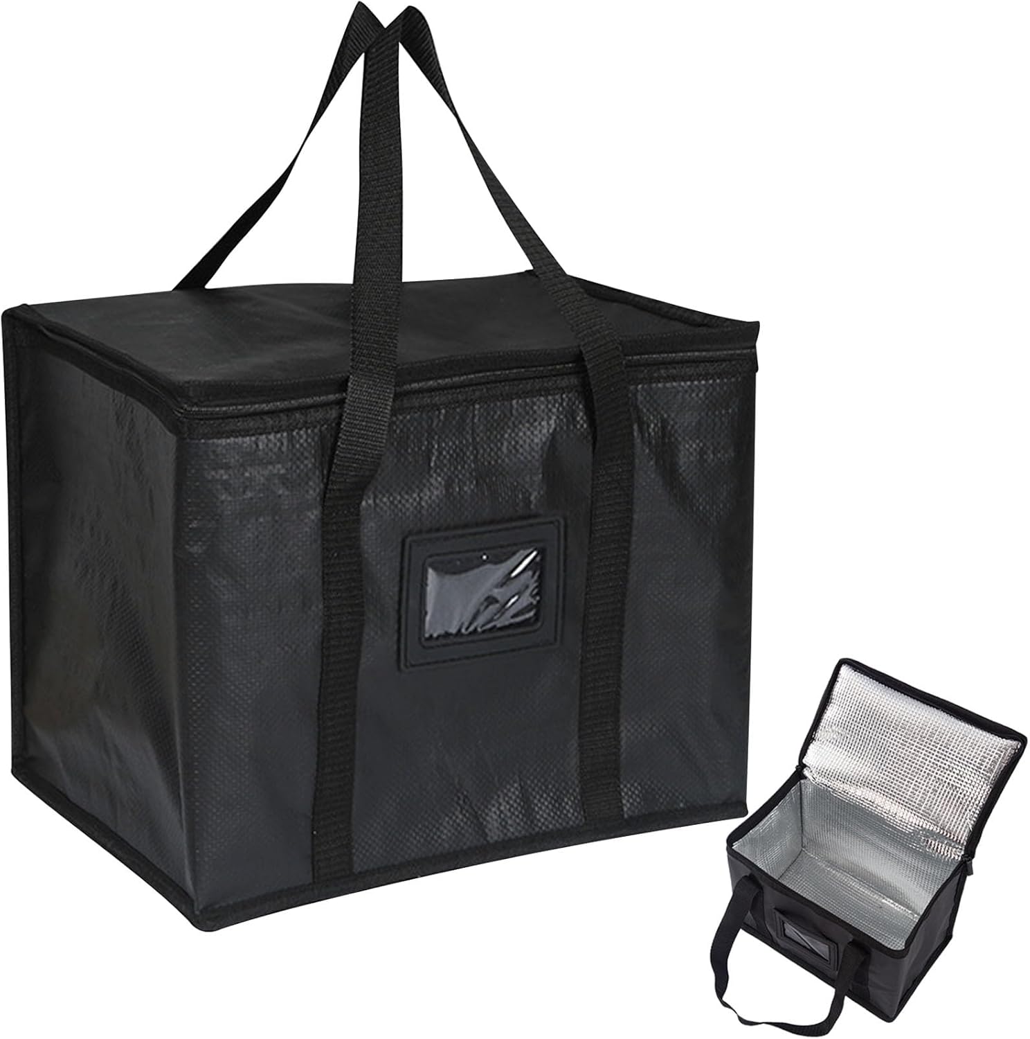 Amazon.com: Wesoke Insulated Reusable Grocery Shopping Bags, Black Food ...