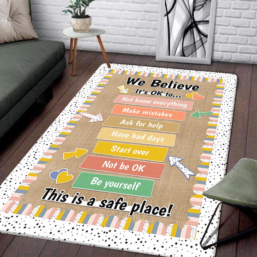 Amazon.com: It's OK to Classroom Rug, Classroom Carpets Elementary ...