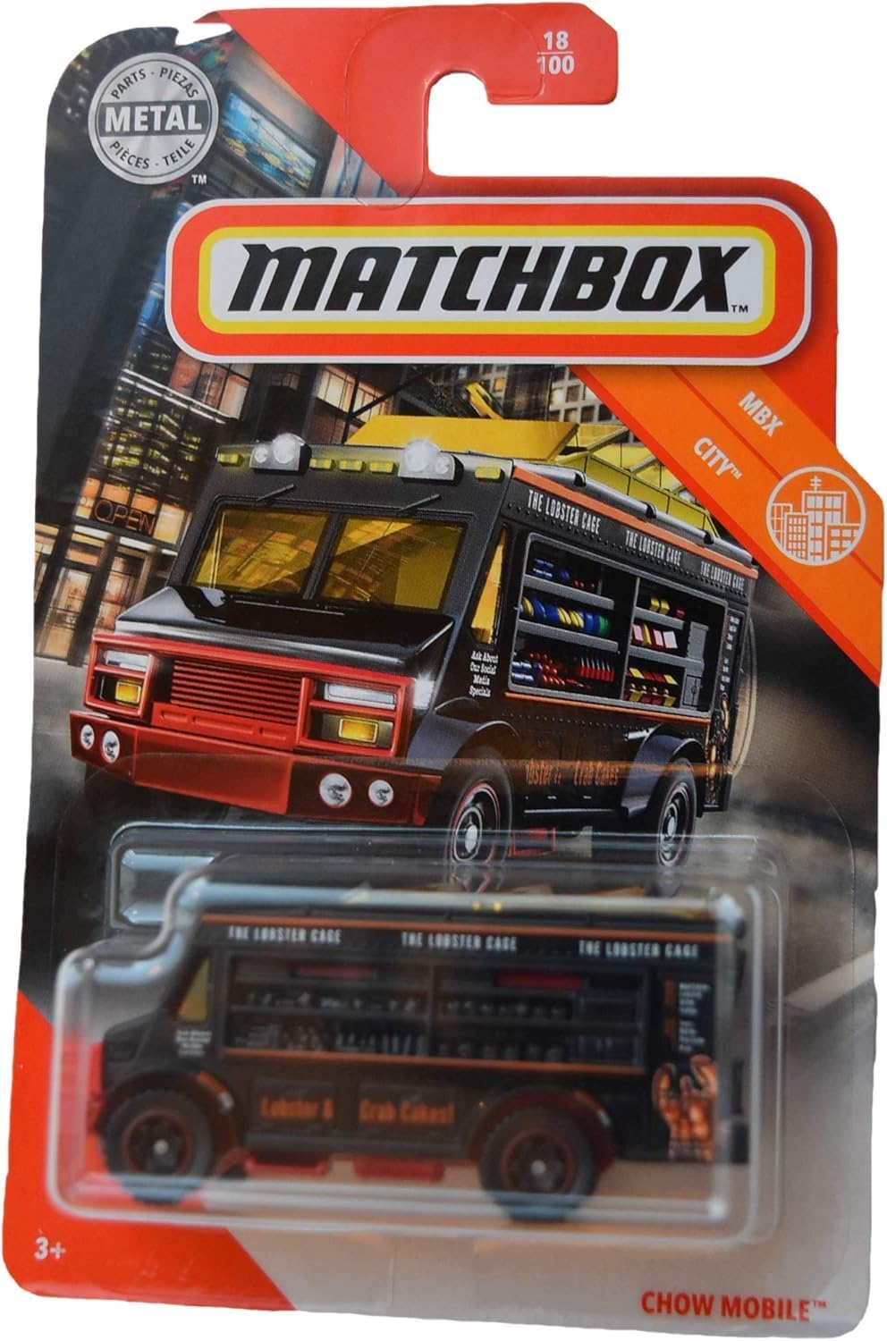 Amazon.com: Matchbox City Series Chow Mobile 18/100, Black : Toys & Games