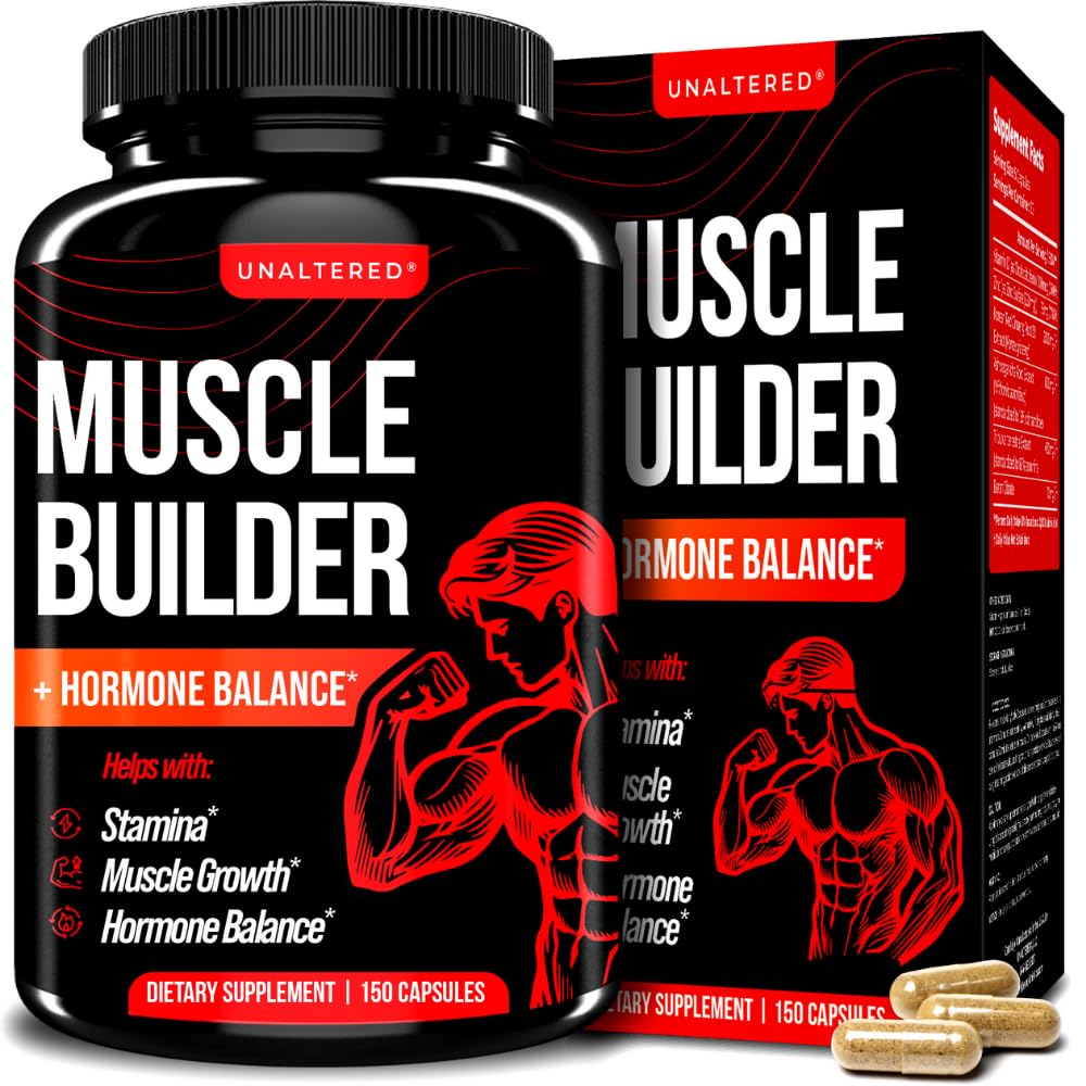 Buy UNALTERED Muscle Builder for Men - Supports Muscle Growth, Size ...