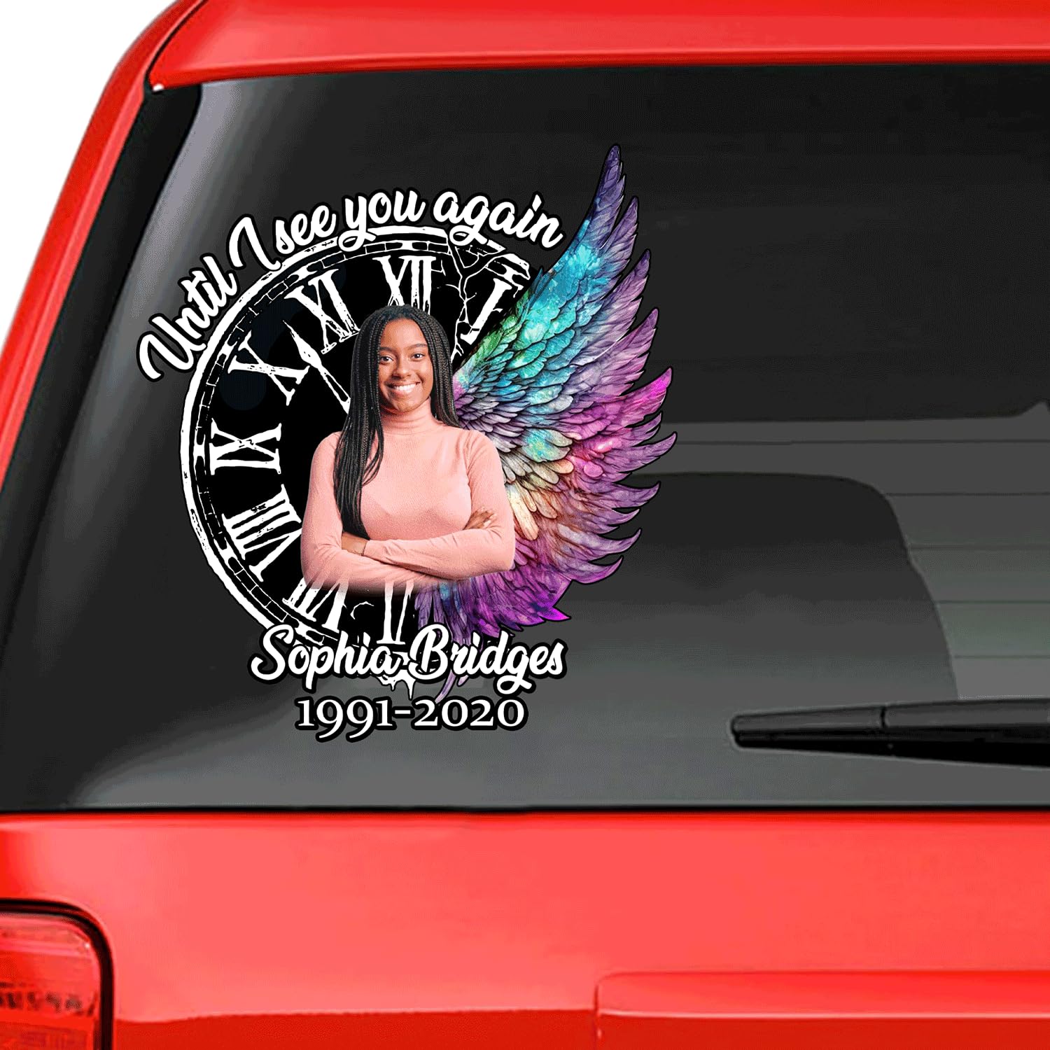 Amazon.com - in Memory Personalized Decal. Loss of Loved One Car ...