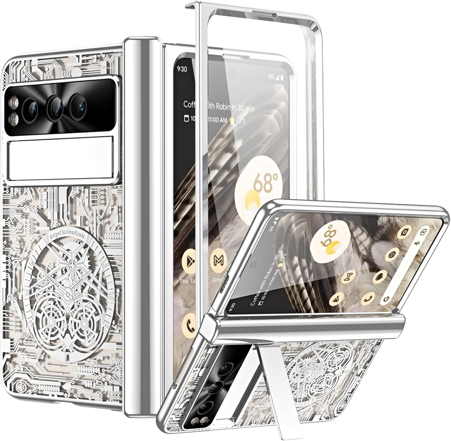 Amazon.com: Miimall Compatible for Google Pixel Fold Case with Screen ...