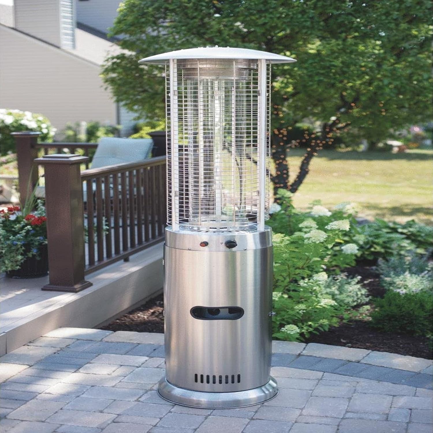 Amazon.com: Exception Stainless Steel Outdoor Patio Heater, Premium ...