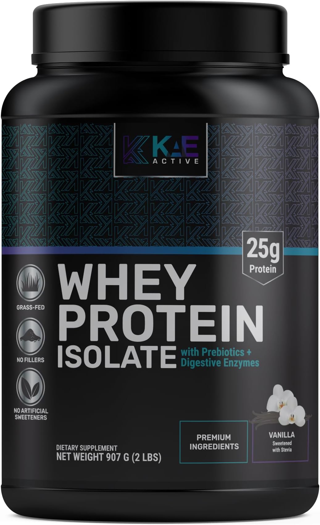 Amazon.com: KAE Active Easily Digestible Vanilla Grass-Fed Whey Protein ...